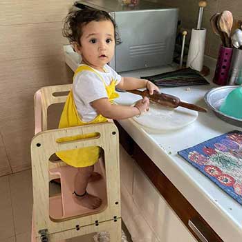 Sturdy Montessori Furniture for babies|Ariro Wooden toys & Aids