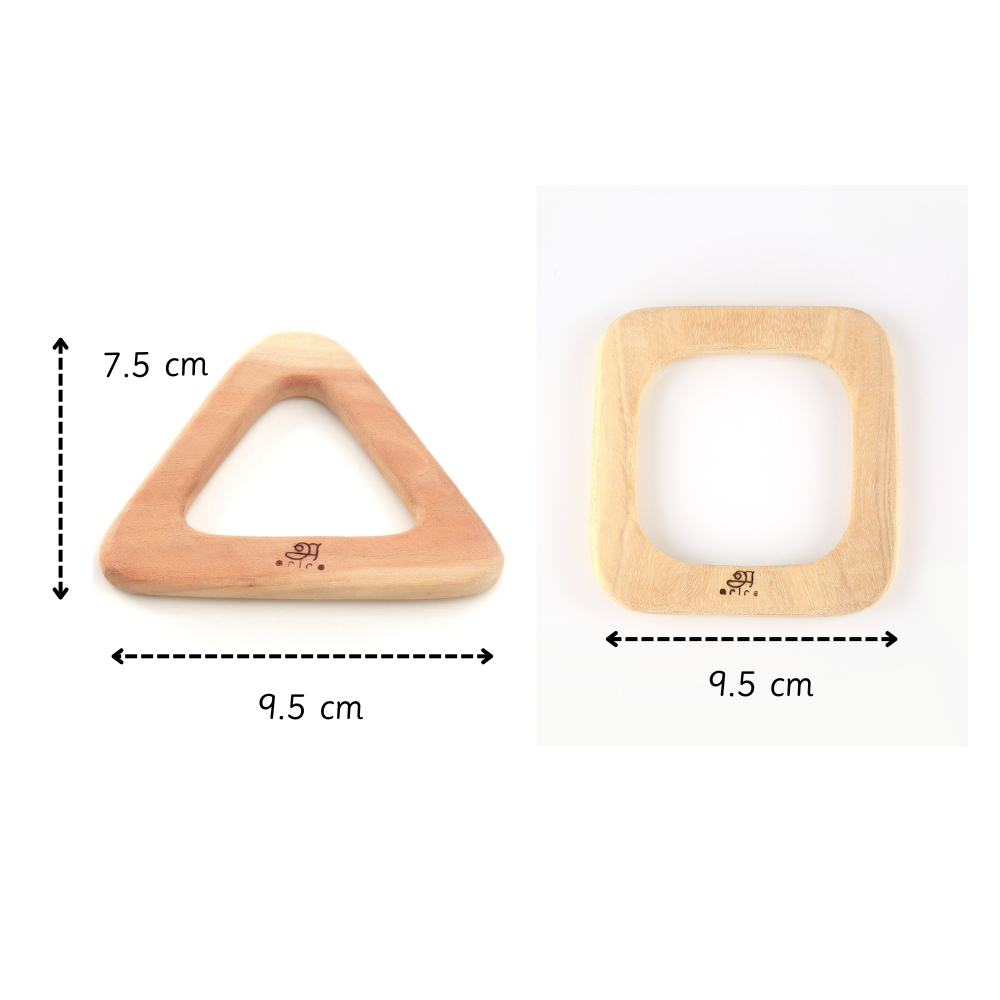 Buy Best Wooden teethers for babies Online India| Organic Neem Wood