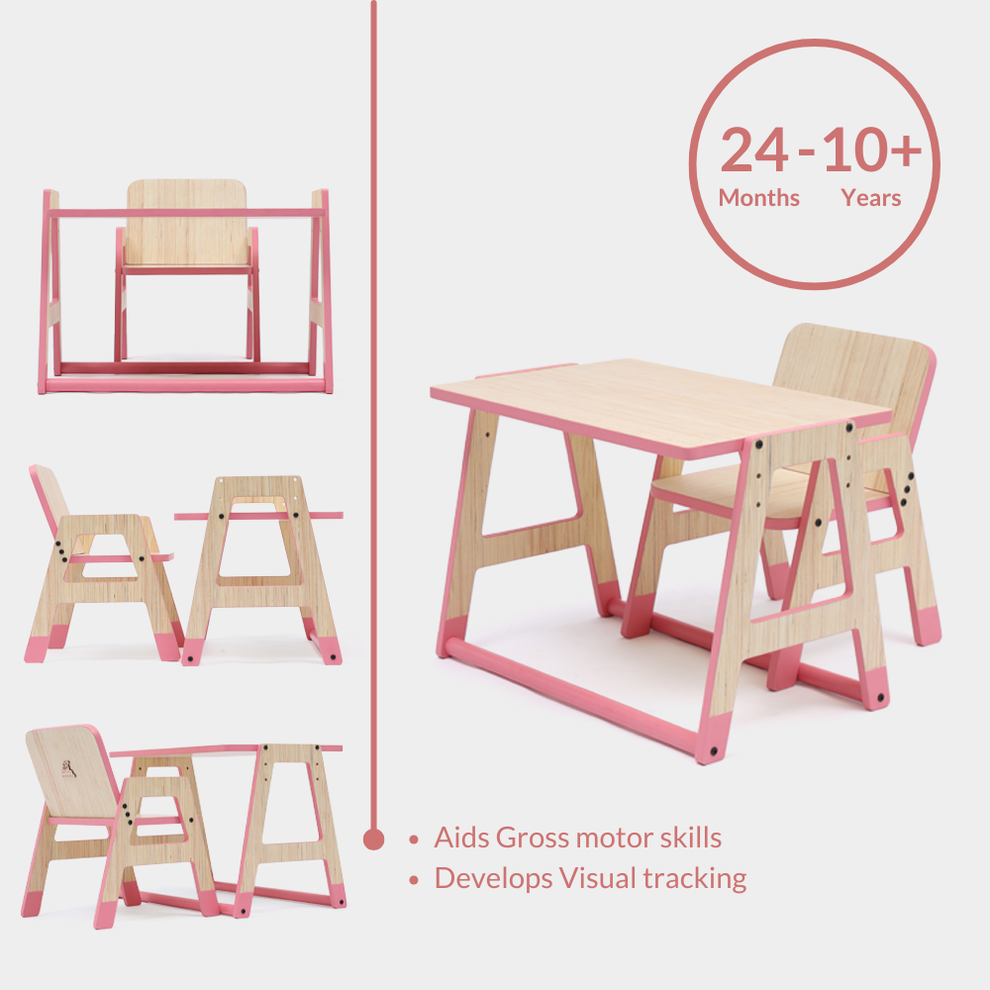 Montessori work station| Toddler Table and chair| Ariro toys