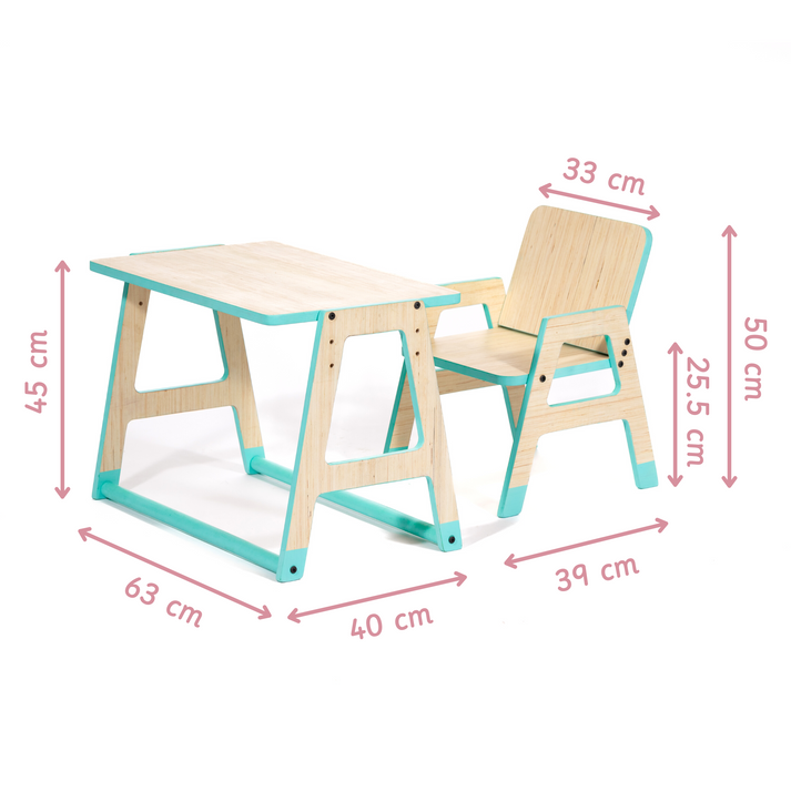 Montessori work station| Toddler Table and chair| Ariro toys