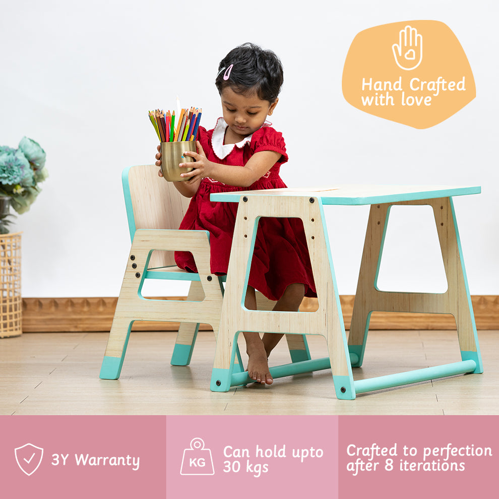 Montessori work station| Toddler Table and chair| Ariro toys